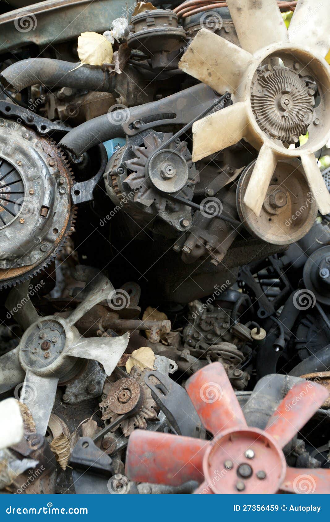 Scrap Metal from Car Engine Stock Image - Image of element, auto: 27356459