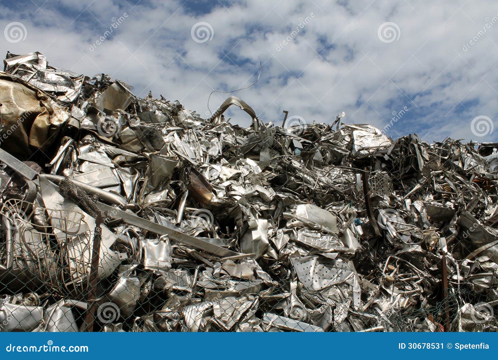 Scrap metal stock image. Image of gridiron, waste, dent - 30678531