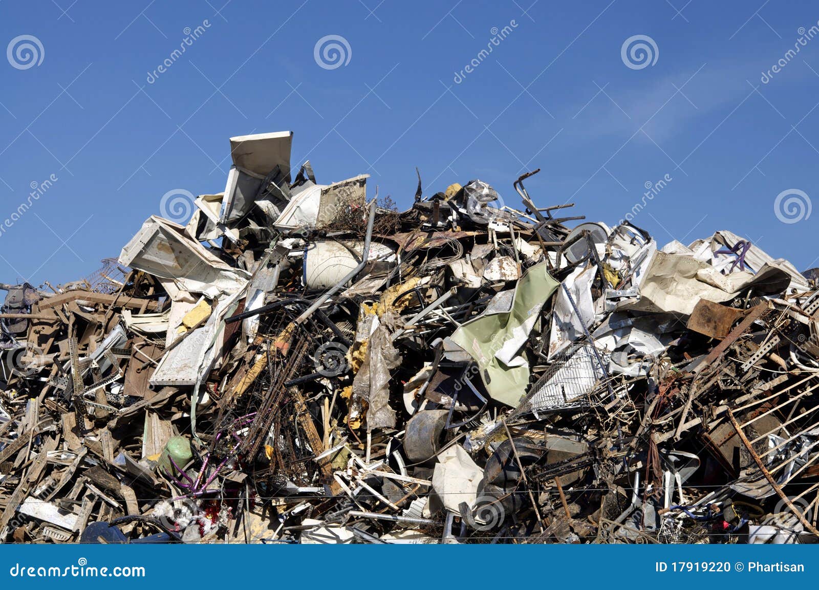 Scrap Metal Garbage Waste Dump Stock Photo - Image of garbage ...