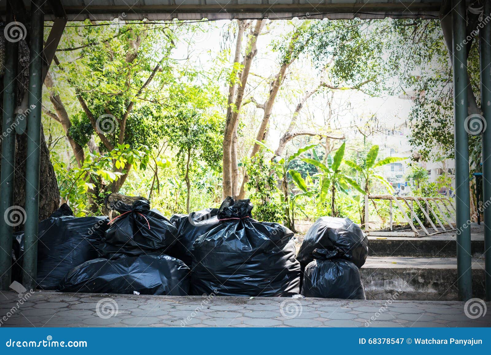 Scrap Metal and Household Waste Stock Image - Image of horizontal ...