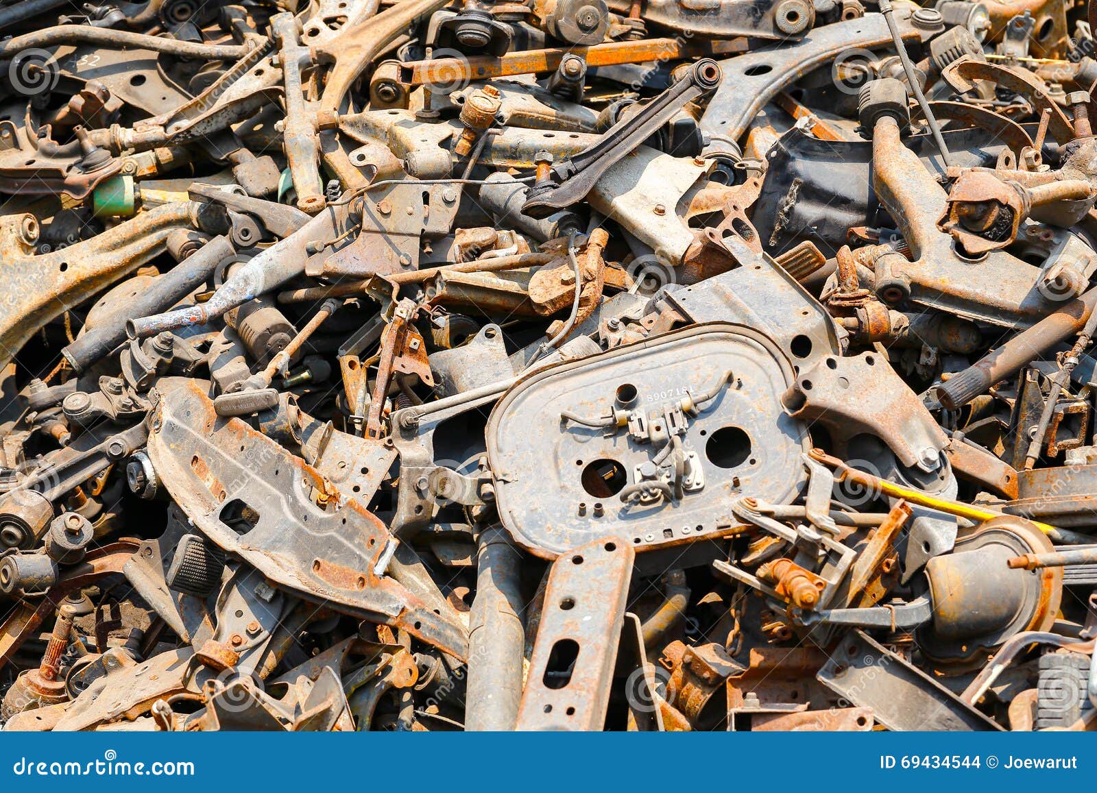 Scrap metal stock photo. Image of industrial, garbage - 69434544