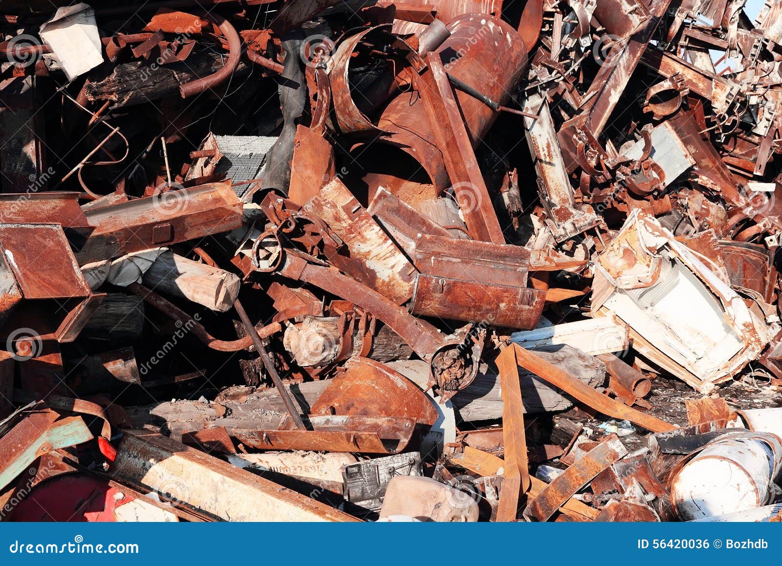 Scrap metal stock photo. Image of equipment, corrosion - 56420036