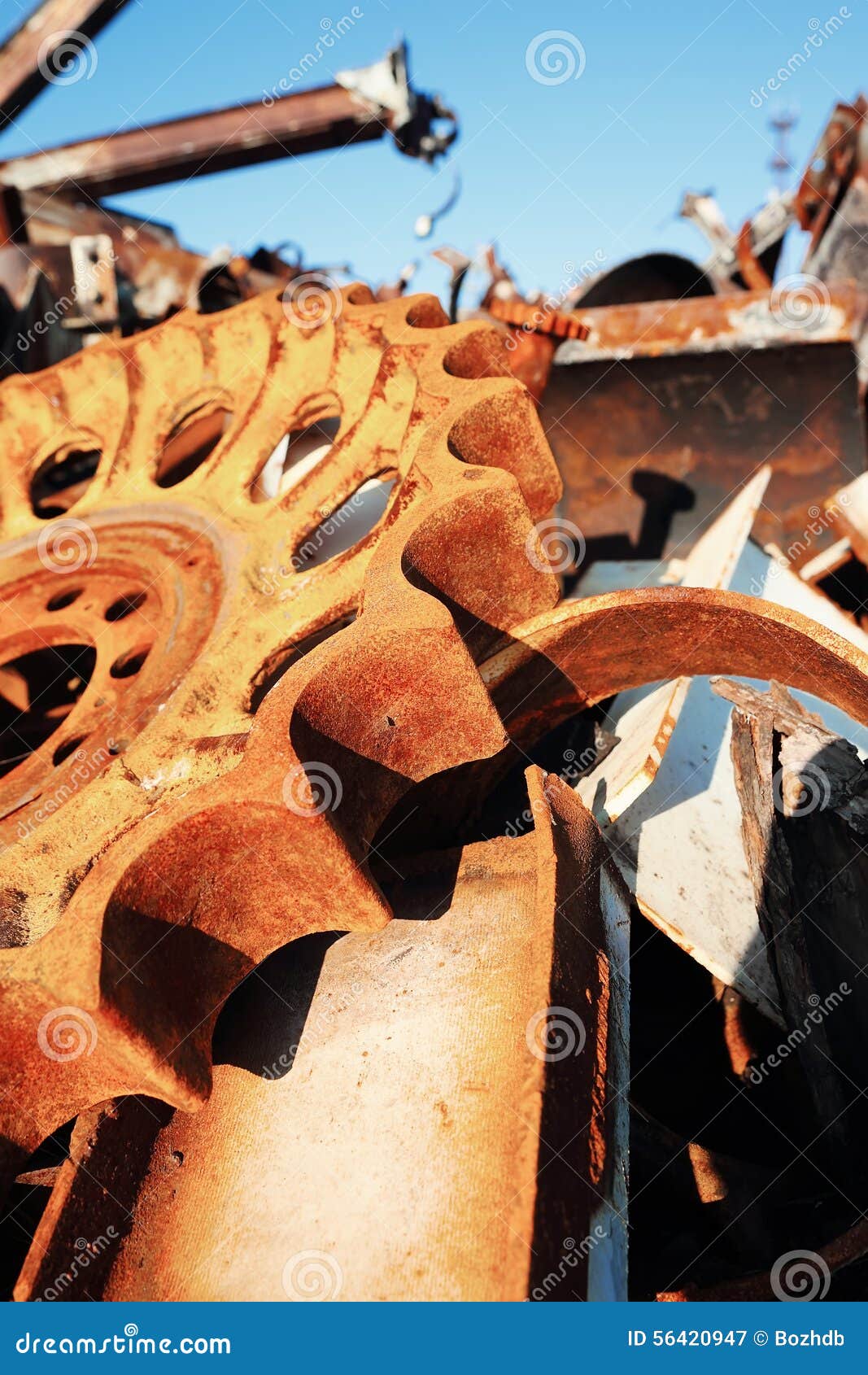 Scrap metal stock image. Image of background, environmental - 56420947