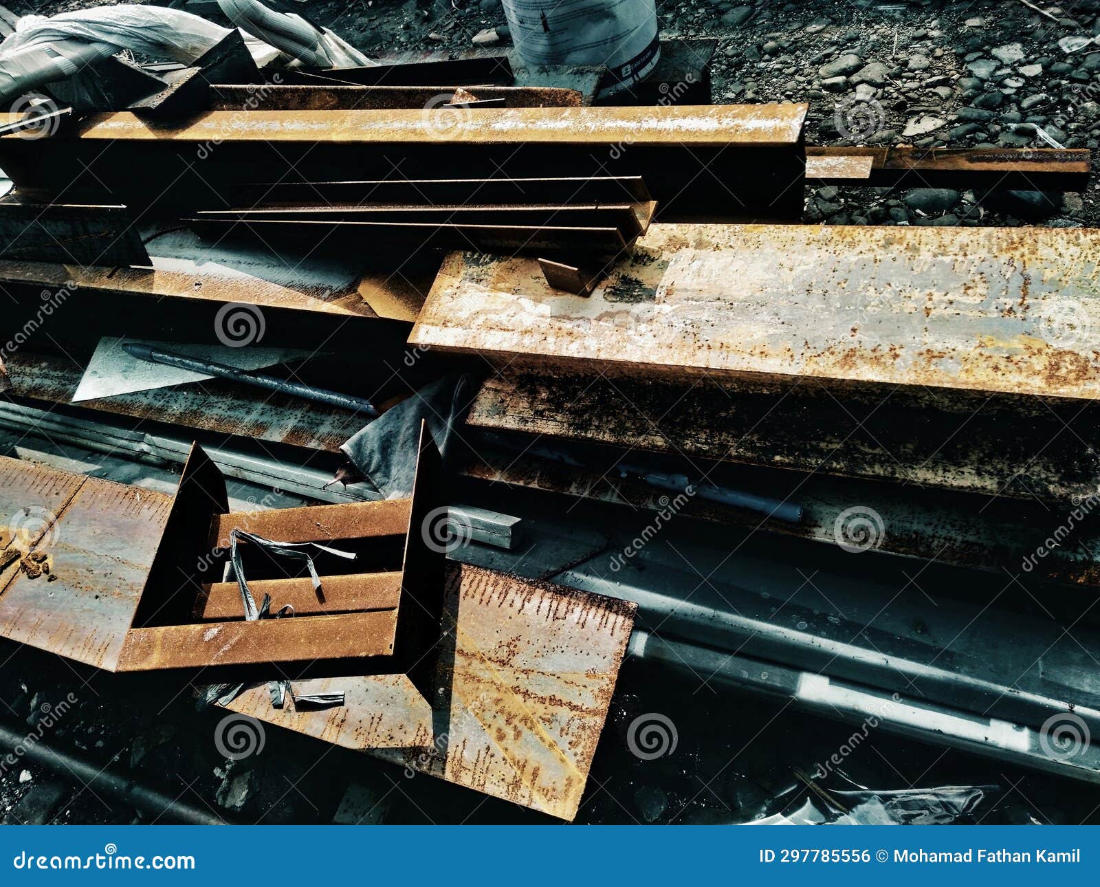 Scrap metal photo stock photo. Image of abstract, background - 297785556