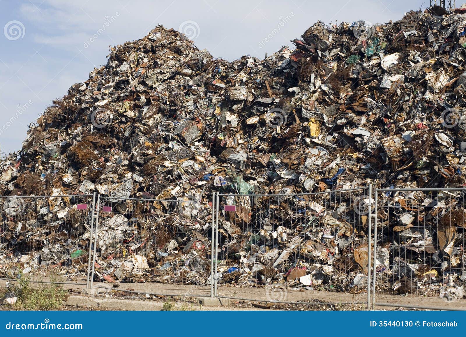 Scrap Metal Pile stock photo. Image of recycling, recycle - 35440130