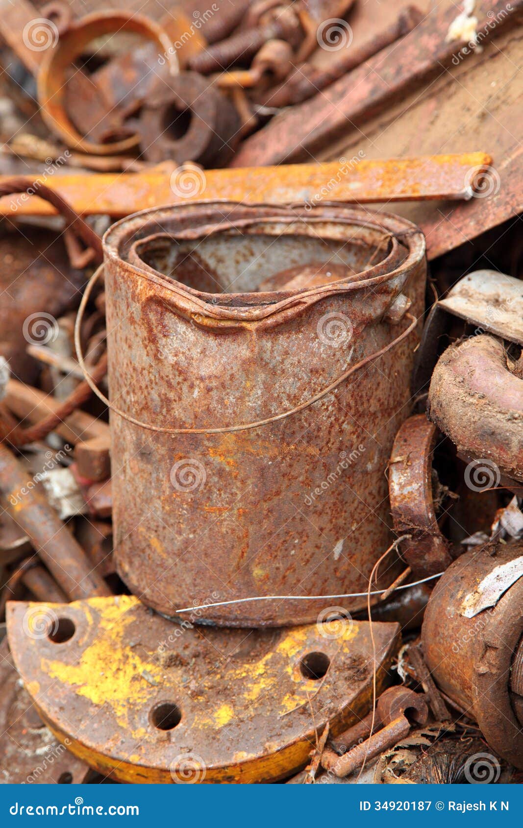 Scrap Metal stock image. Image of aluminum, abstract - 34920187