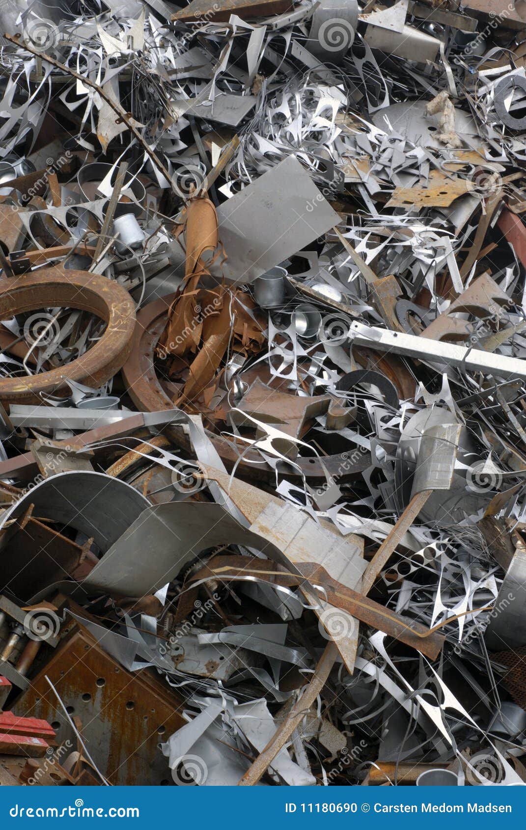 Scrap Metal For Recycling Stock Photography | CartoonDealer.com #11180690