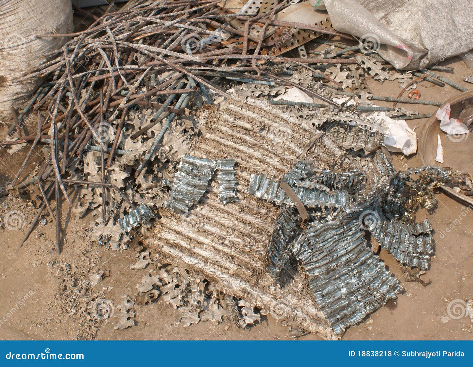 Scrap metal for recycling stock photo. Image of recycling - 18838218