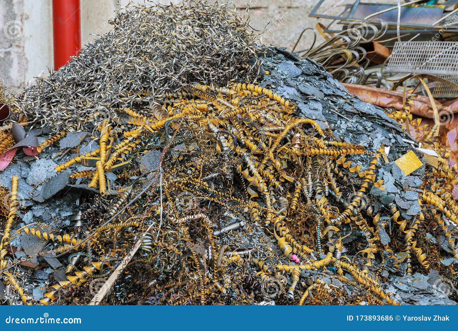 Scrap Metal and Aluminum Scrap from Production for Processing. Scrap ...