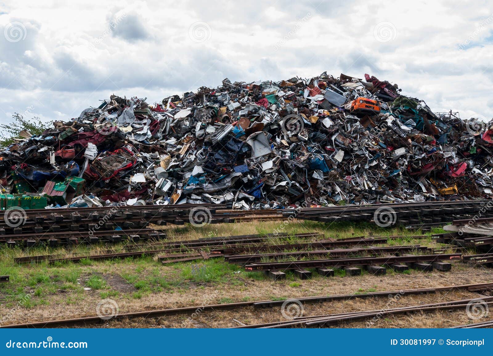 Scrap metal stack stock image. Image of steel, rust, scrap - 30081997