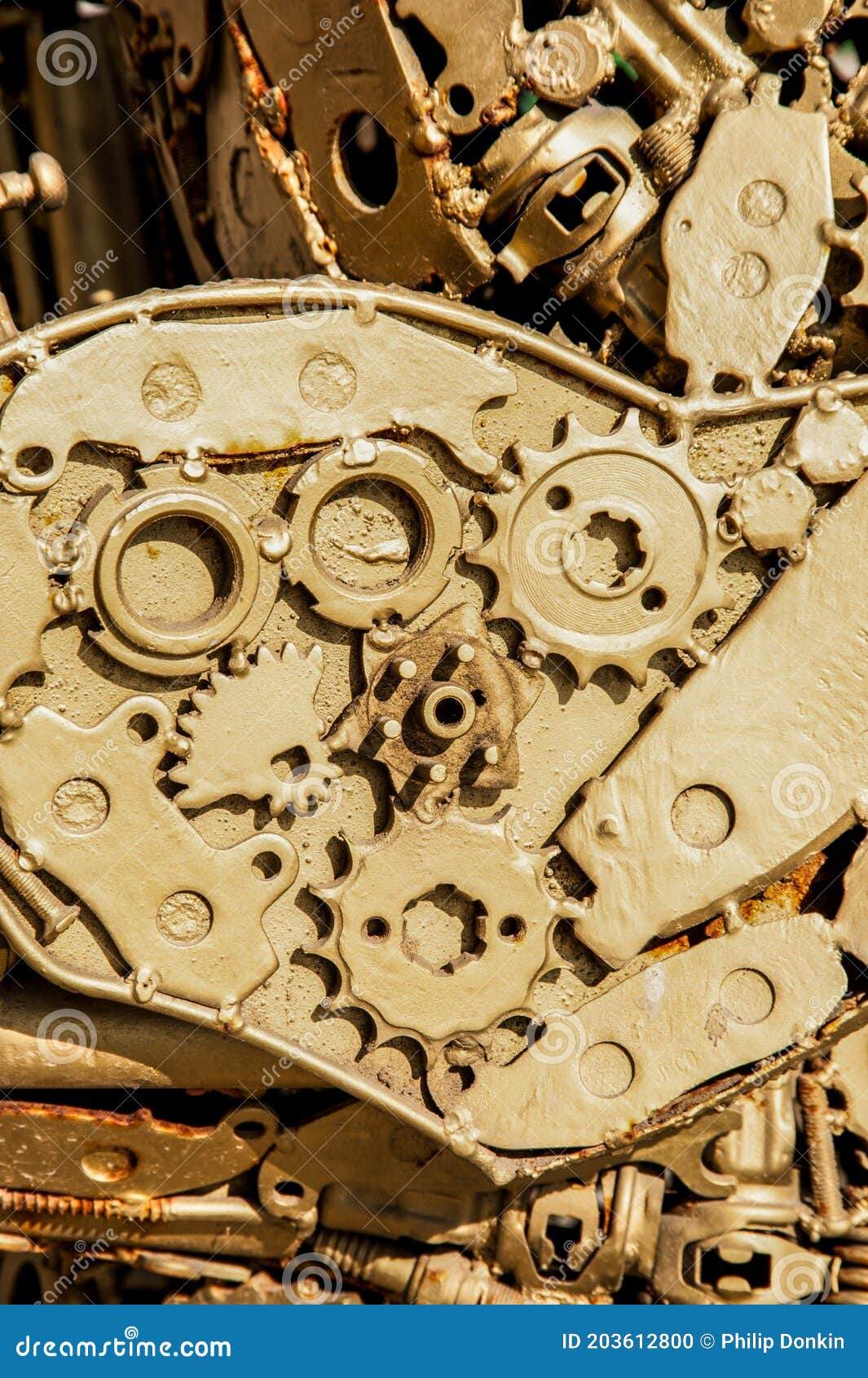 Scrap Metal Textures and Patterns Creative Designs Stock Photo - Image ...