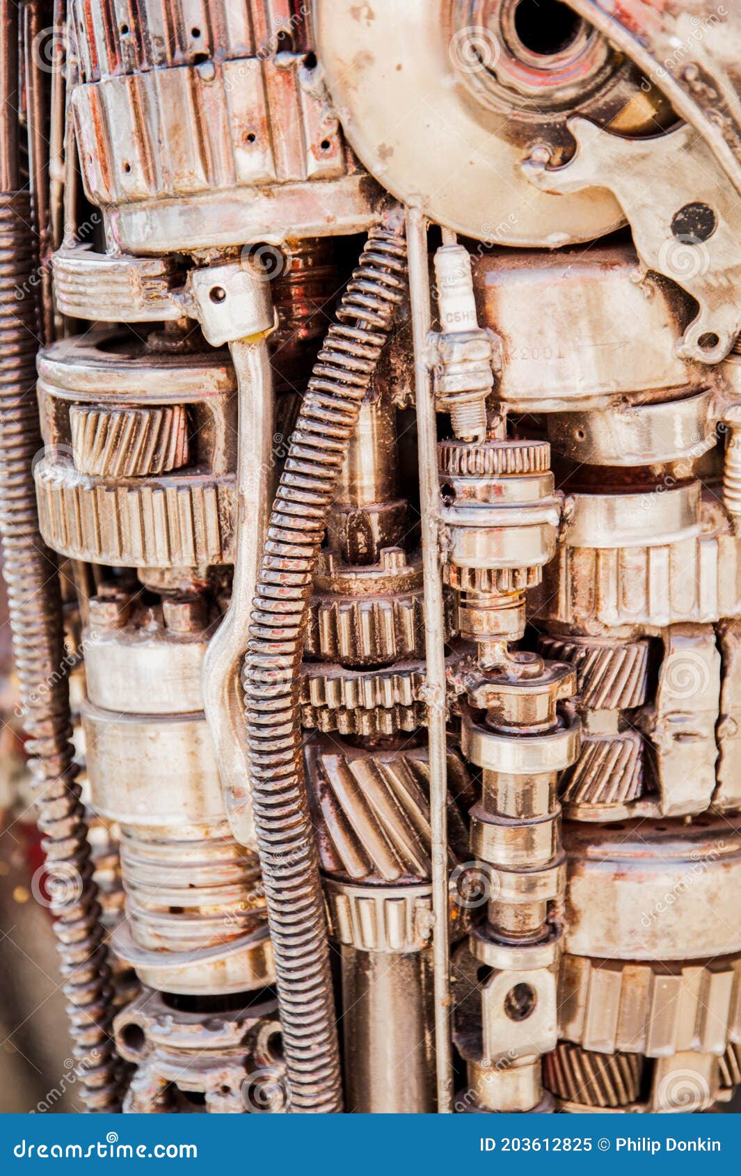 Scrap Metal Textures and Patterns Creative Designs Stock Image - Image ...