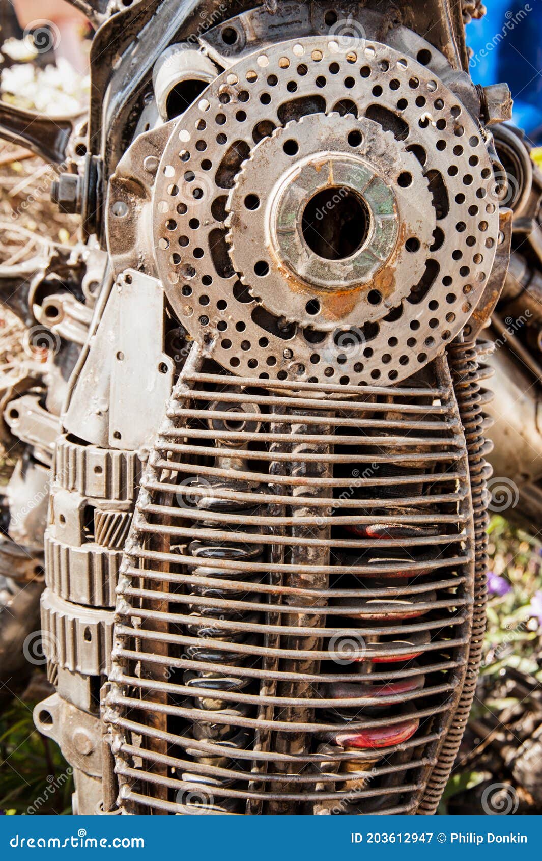 Scrap Metal Textures and Patterns Creative Designs Stock Image - Image ...