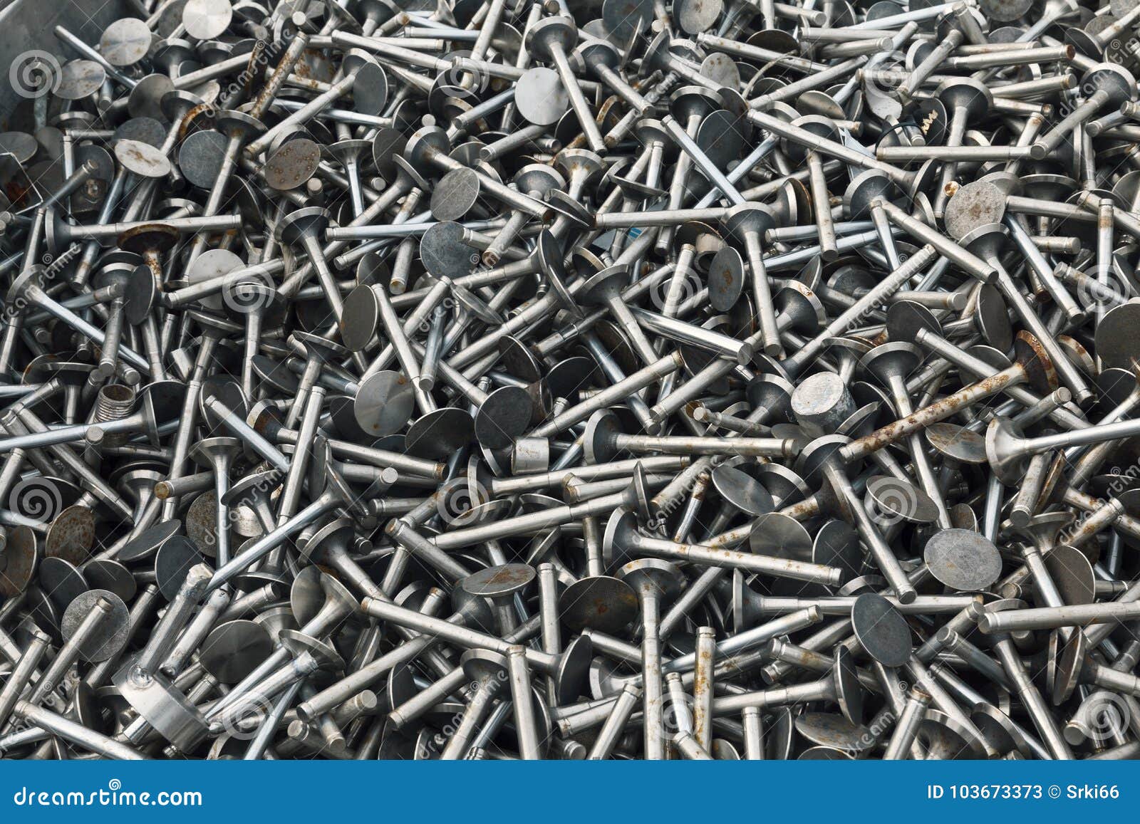 Scrap metal on pile stock image. Image of production - 103673373