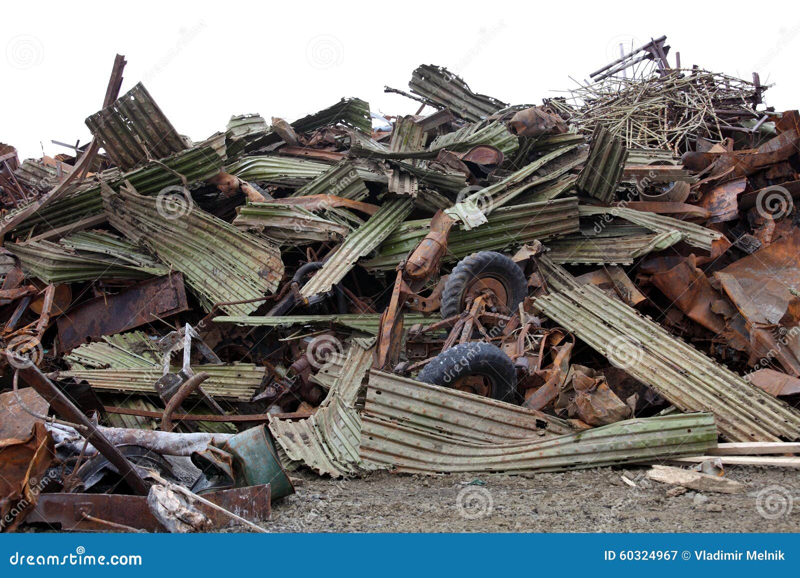 Scrap metal waste stock image. Image of heap, rust, corrosion - 60324967