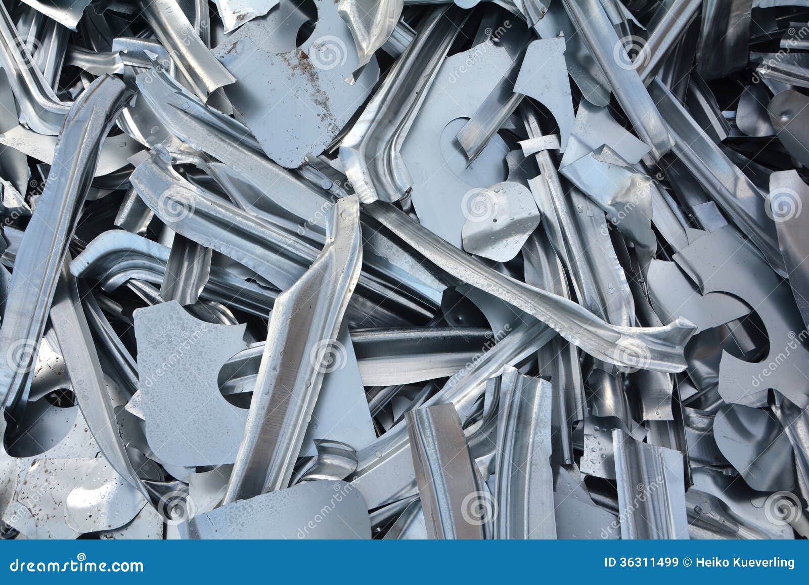 Scrap metal stock image. Image of heap, recycling, aluminum - 36311499