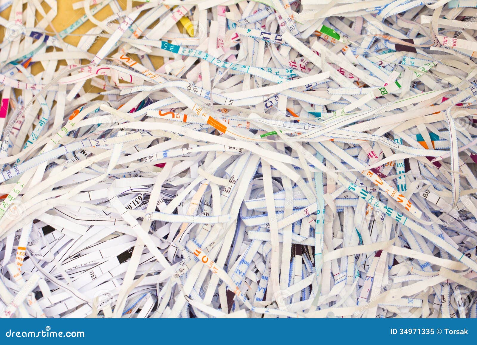 Scrap of paper stock image. Image of bill, identity, garbage - 34971335