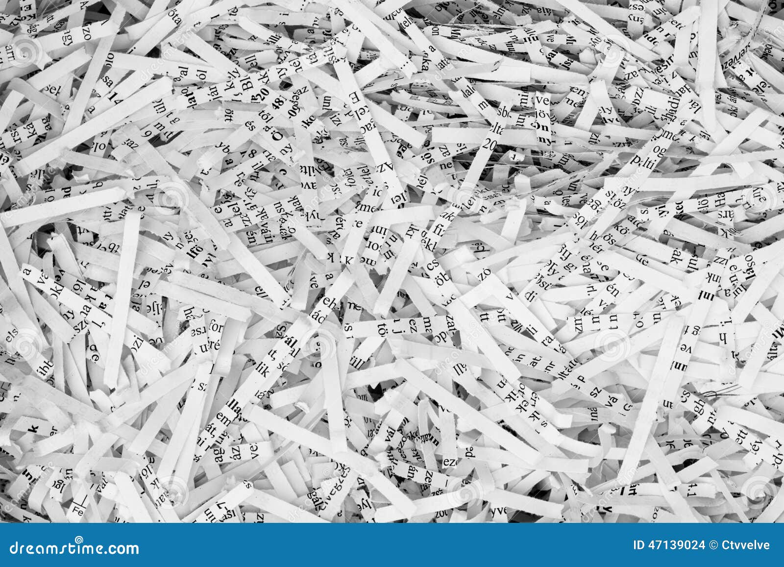 Scrap paper stock photo. Image of design, cutter, shredder - 47139024