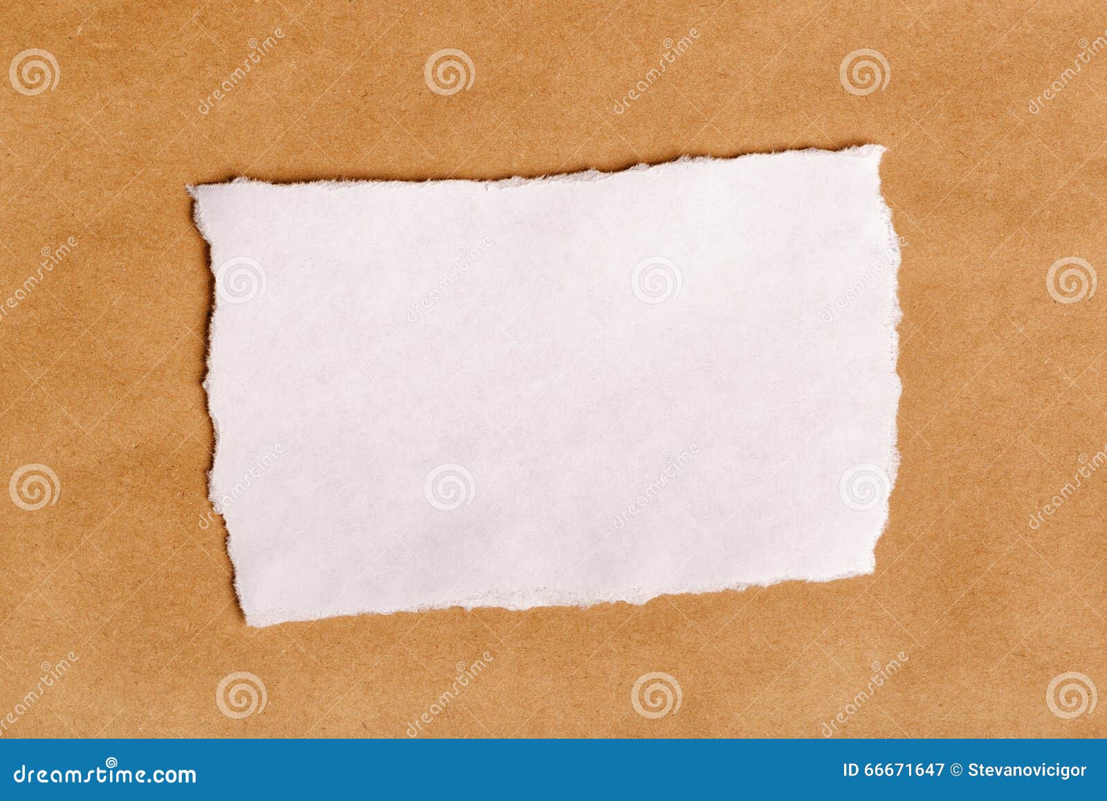 Scrap Paper Piece As Copy Space Stock Image - Image of material, ragged ...