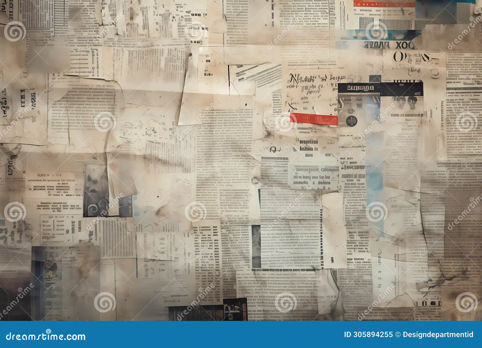 Scrap Paper Texture Background Stock Illustration - Illustration of ...