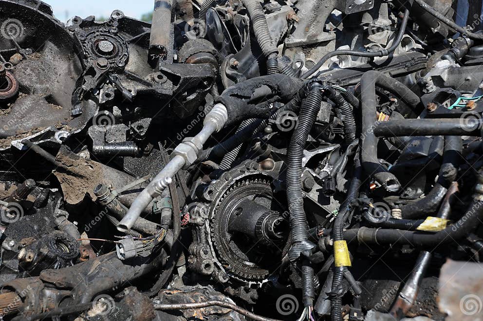 Scrap parts stock photo. Image of recycling, salvage - 11178970