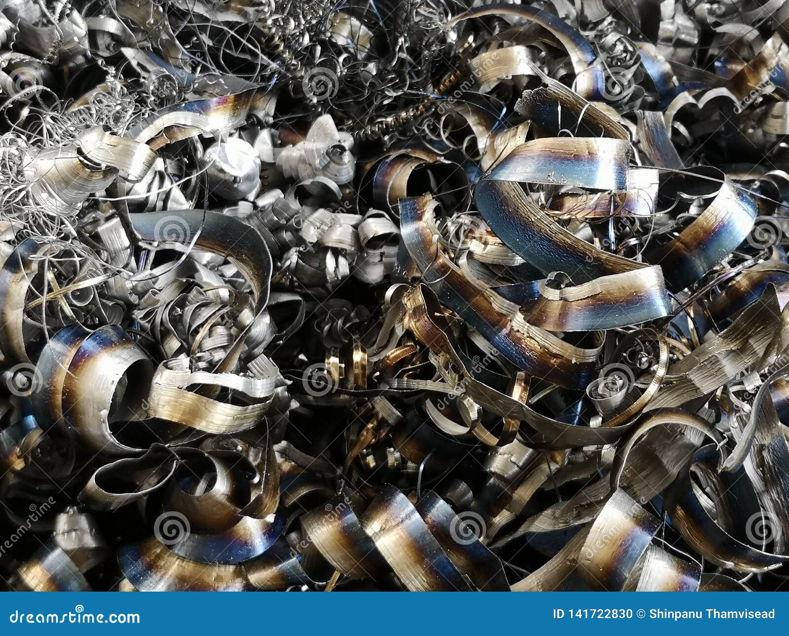 Scrap Recycle Metal Texture for Industry Background Stock Photo - Image ...