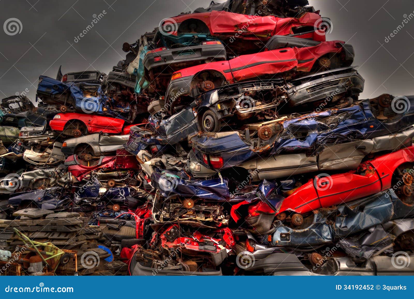 Scrap stock photo. Image of trade, industrial, heavy - 34192452