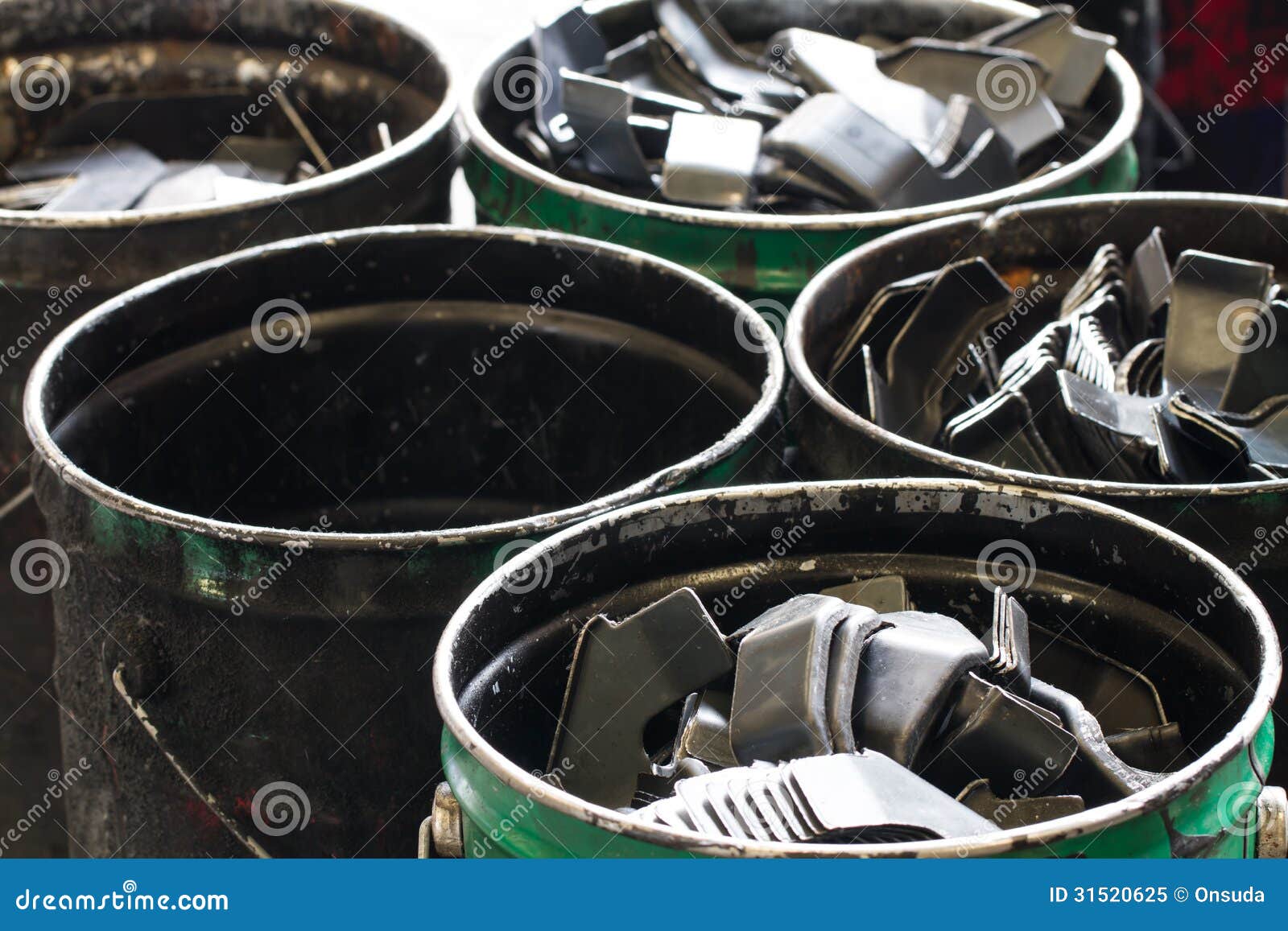 Scrap steels stock image. Image of scrap, milling, turning - 31520625