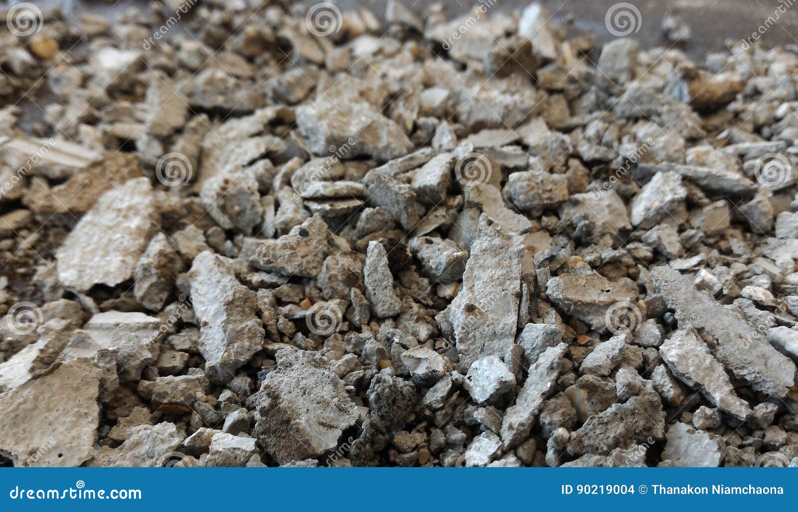 Scrap Stone and Scap Cement Stock Photo - Image of smooth, gray: 90219004