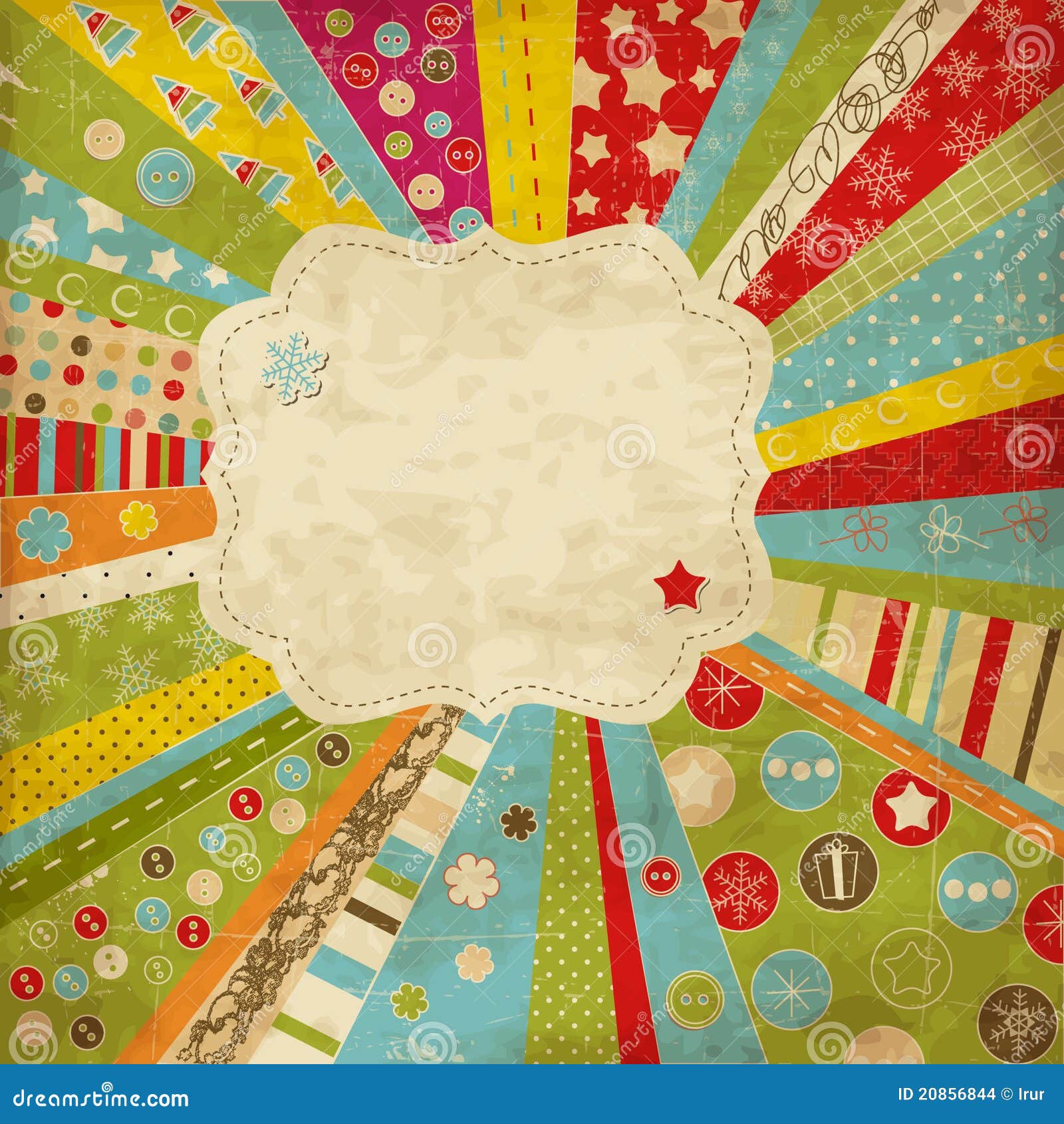 Scrap template stock vector. Illustration of design, snow - 20856844