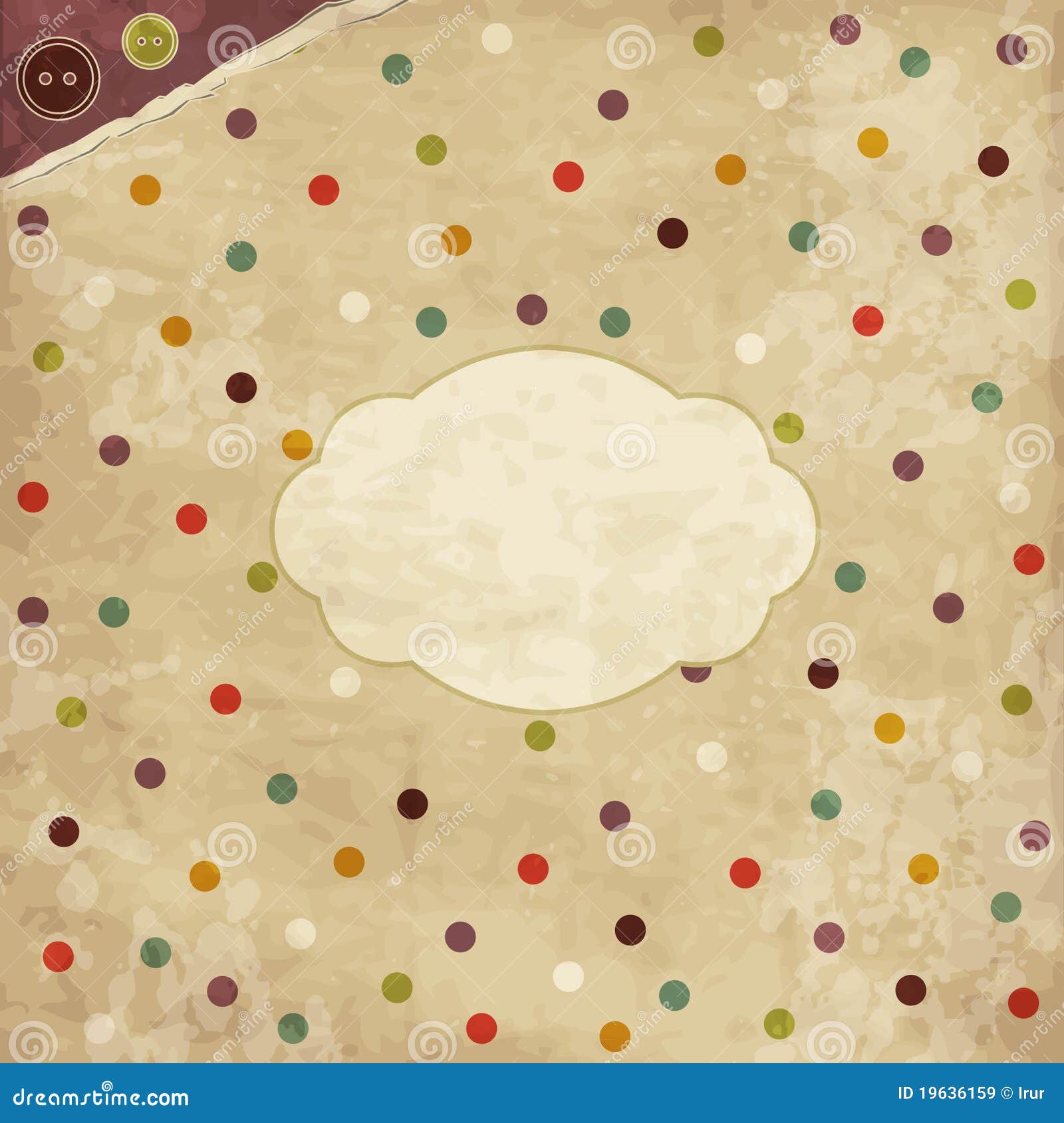 Scrap Template Of Vintage Worn Distressed Design Cartoon Vector ...