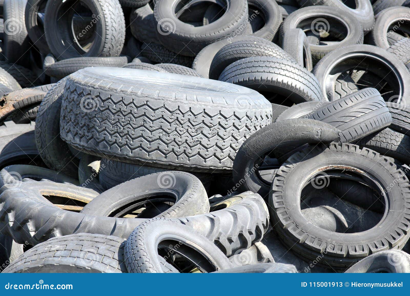 Scrap tyre dump stock image. Image of tyre, pattern - 115001913