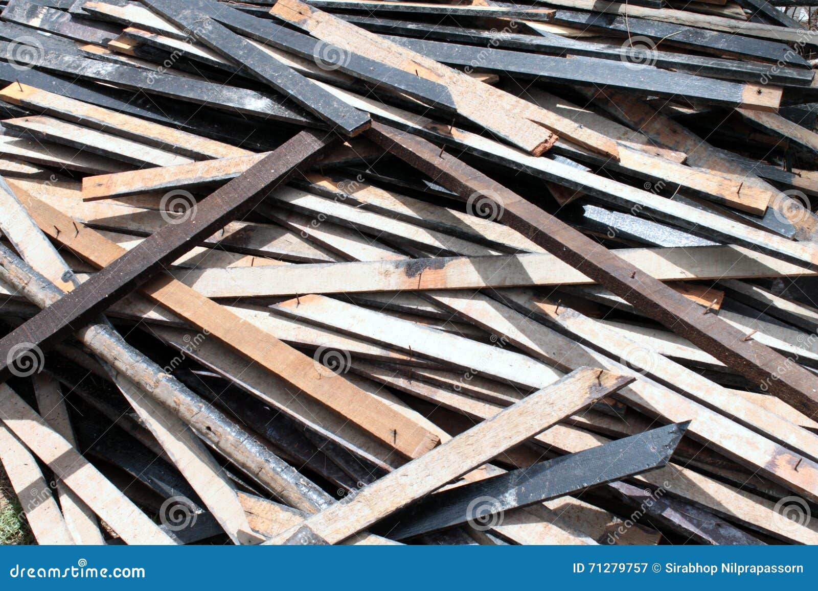 A Scrap Wood Pile from Chamber Stock Image - Image of house, scrap ...