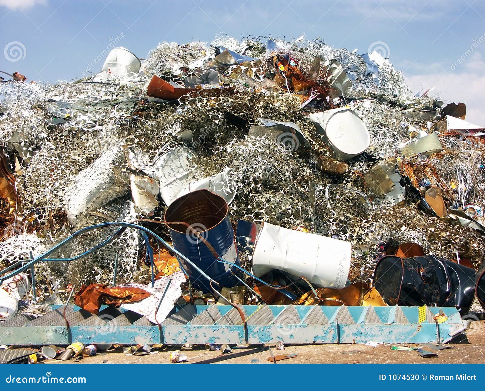 Scrap yard stock photo. Image of dump, pollution, corroded - 1074530