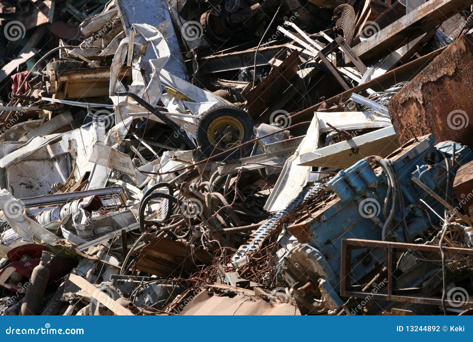 Scrap yard stock photo. Image of metallic, garbage, environmental ...
