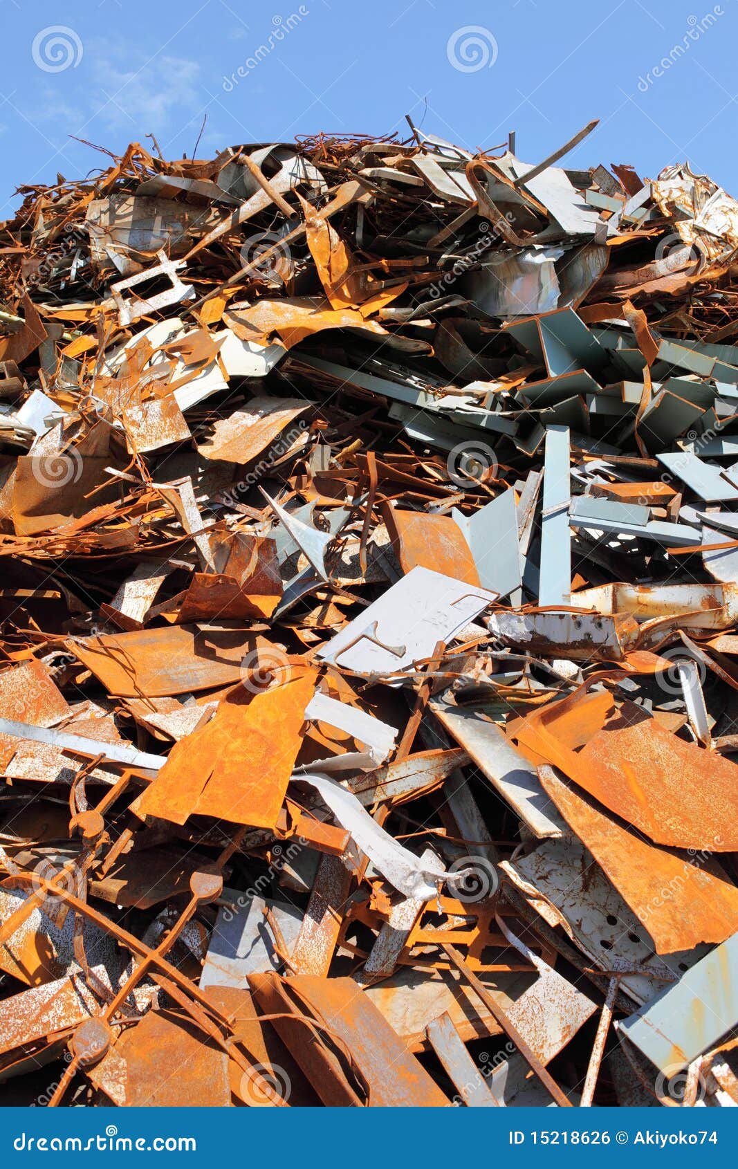 Scrap yard stock photo. Image of junk, center, environment - 15218626