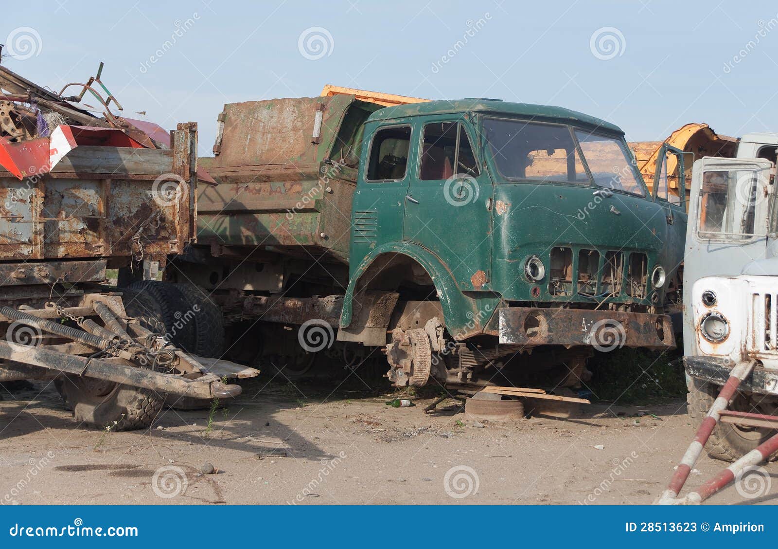 Scrap yard stock image. Image of auto, disposal, outdoors - 28513623