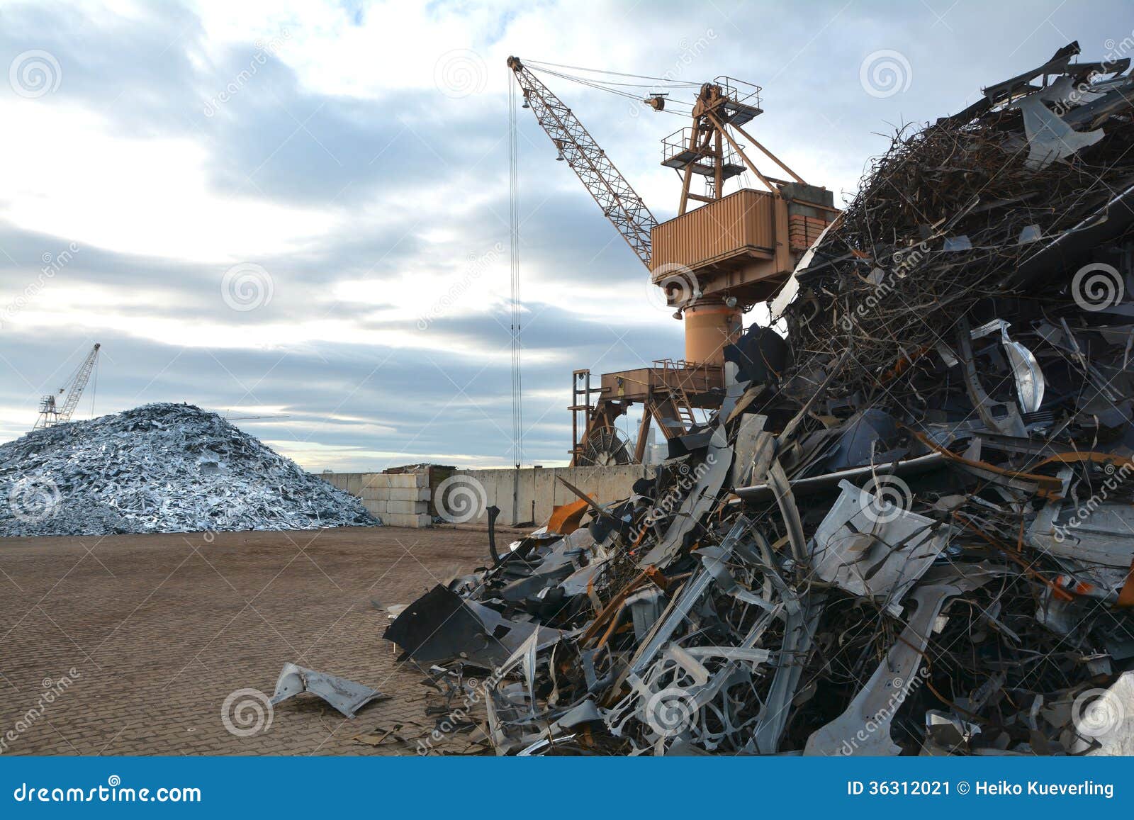 Scrap yard stock image. Image of meltdown, point, iron - 36312021