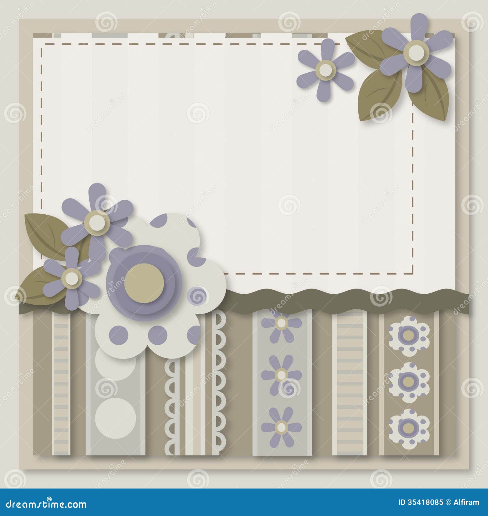 Scrapbook background stock vector. Illustration of greeting - 35418085