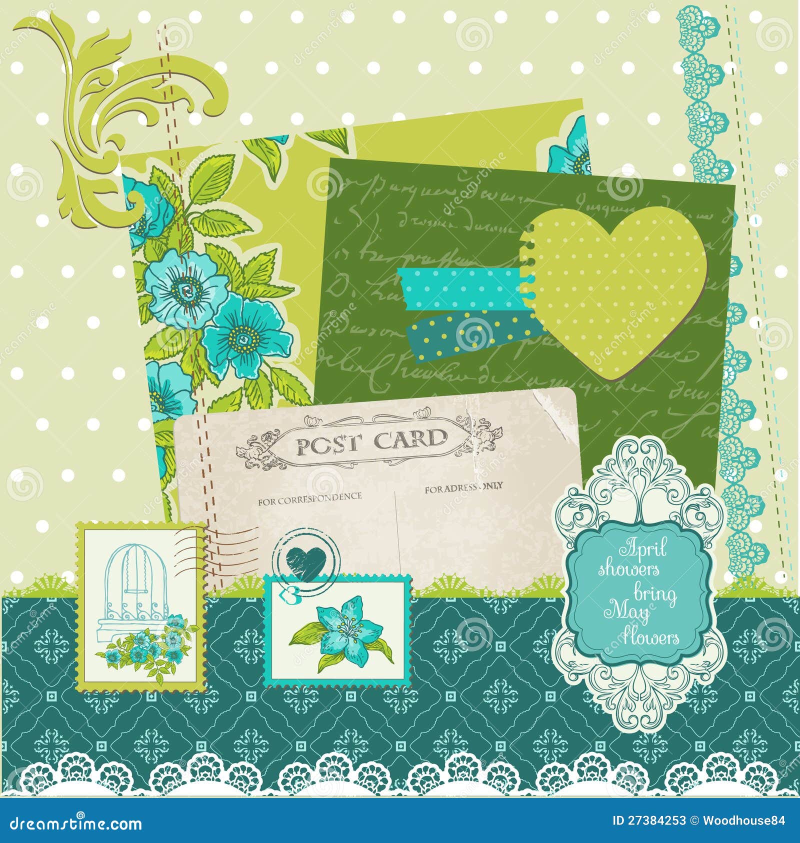 Scrapbook Design Elements -Set Of Various Fruits Vector Illustration ...