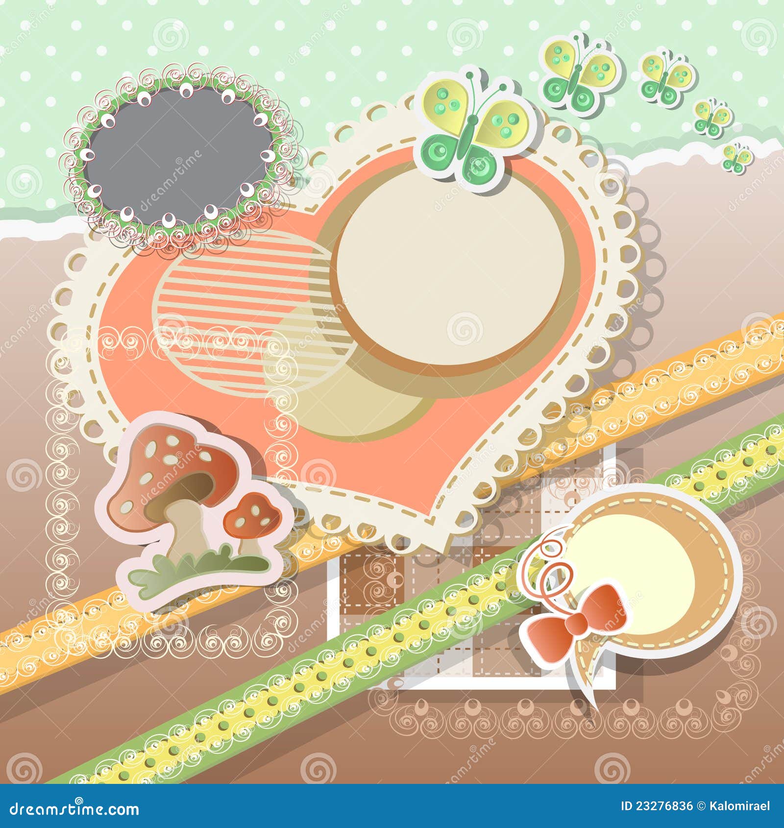 Scrapbook elements stock vector. Illustration of kind - 23276836