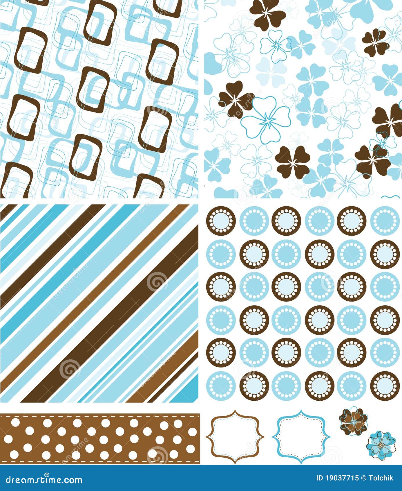 Scrapbook Elements and Patterns for Design, Stock Vector - Illustration ...