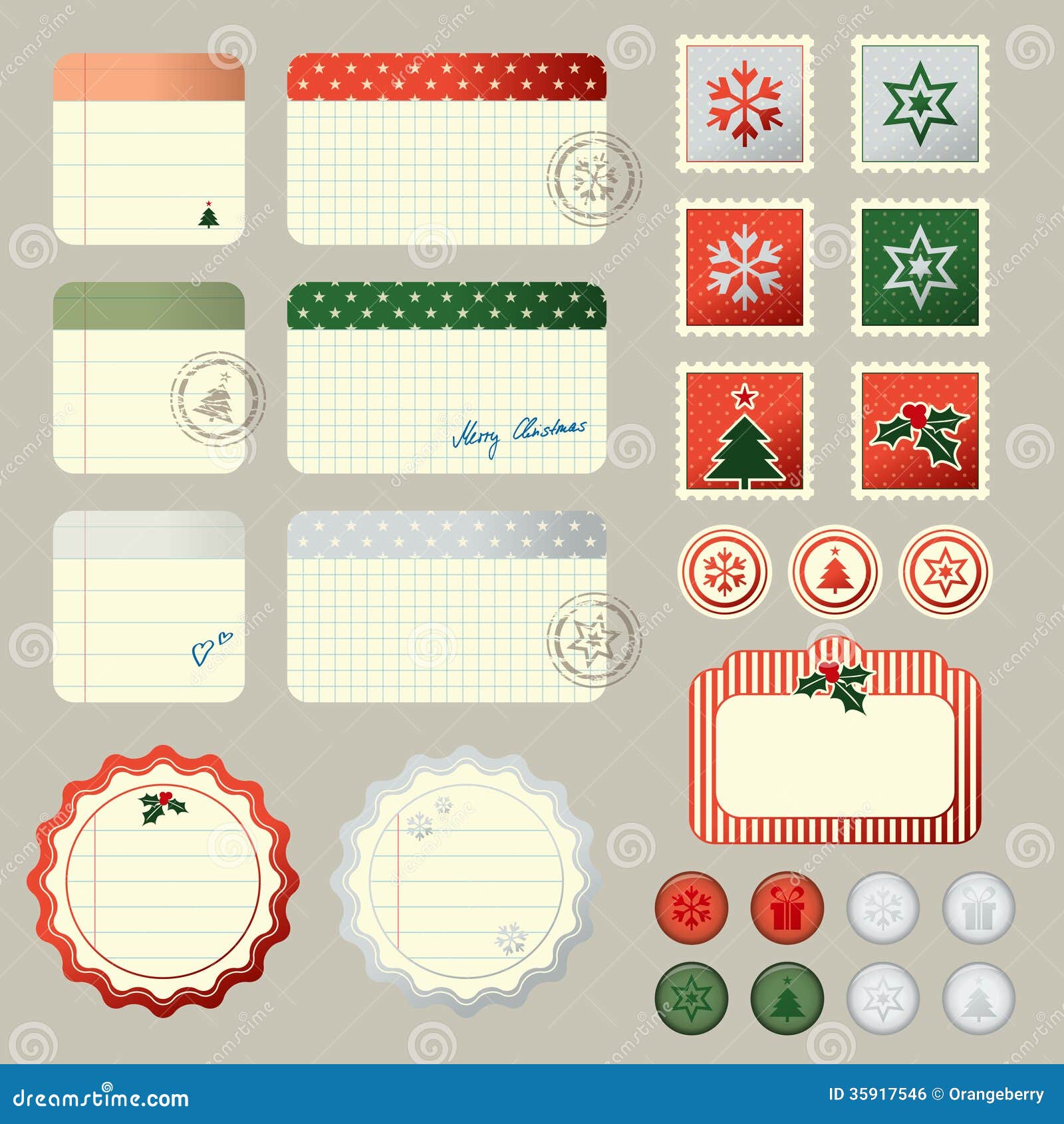 Scrapbook elements stock vector. Illustration of notes - 35917546