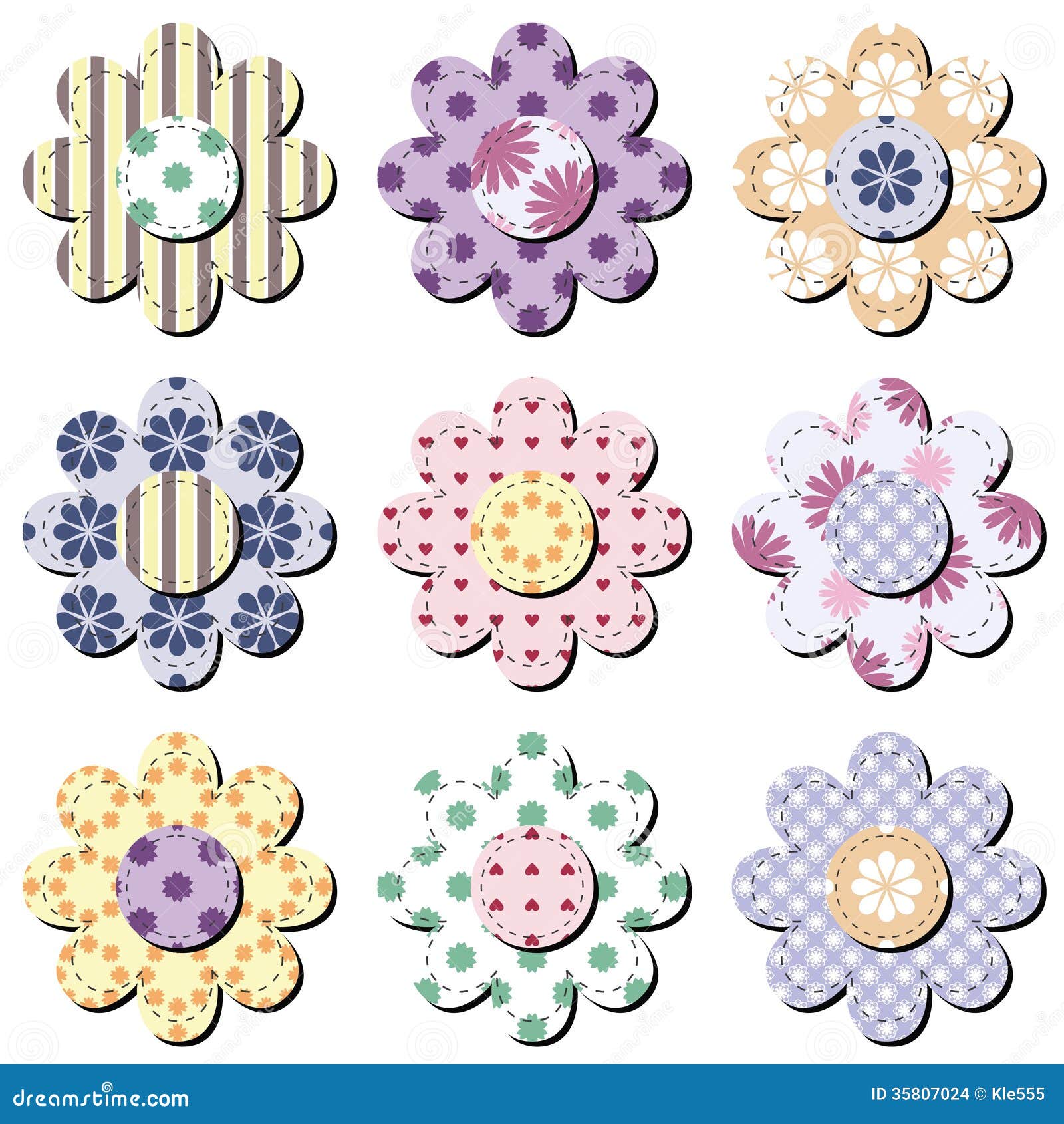 Scrapbook Flower Paper Texture Stock Photography | CartoonDealer.com ...