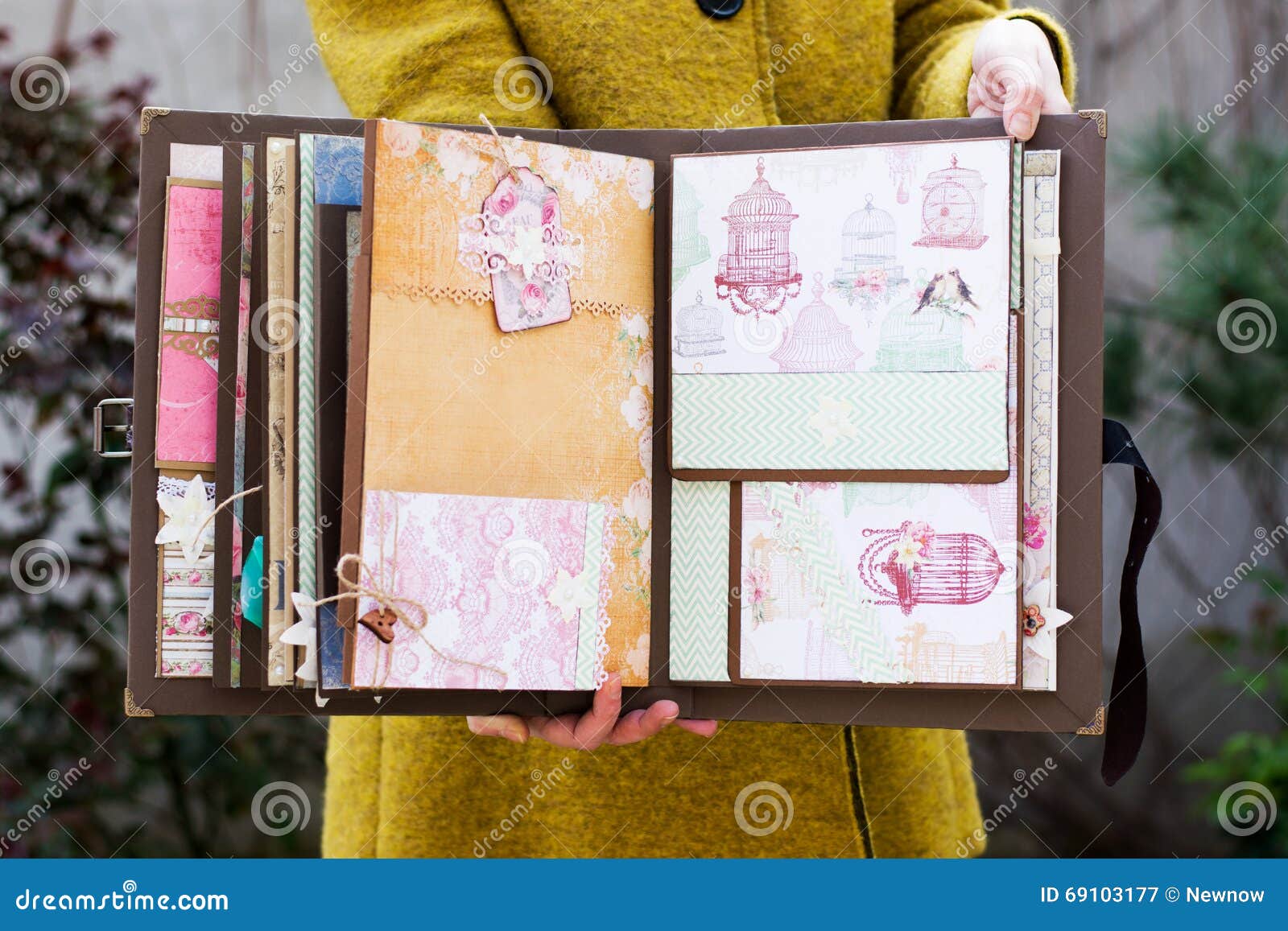 Scrapbook handmade stock image. Image of scrap, butterfly - 69103177