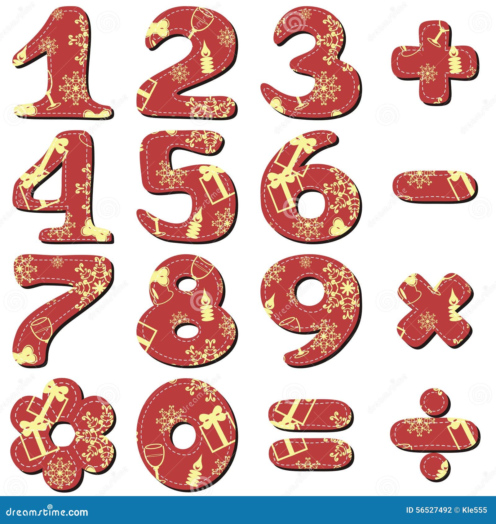 Scrapbook Numbers And Signs Stock Photography | CartoonDealer.com #55985462