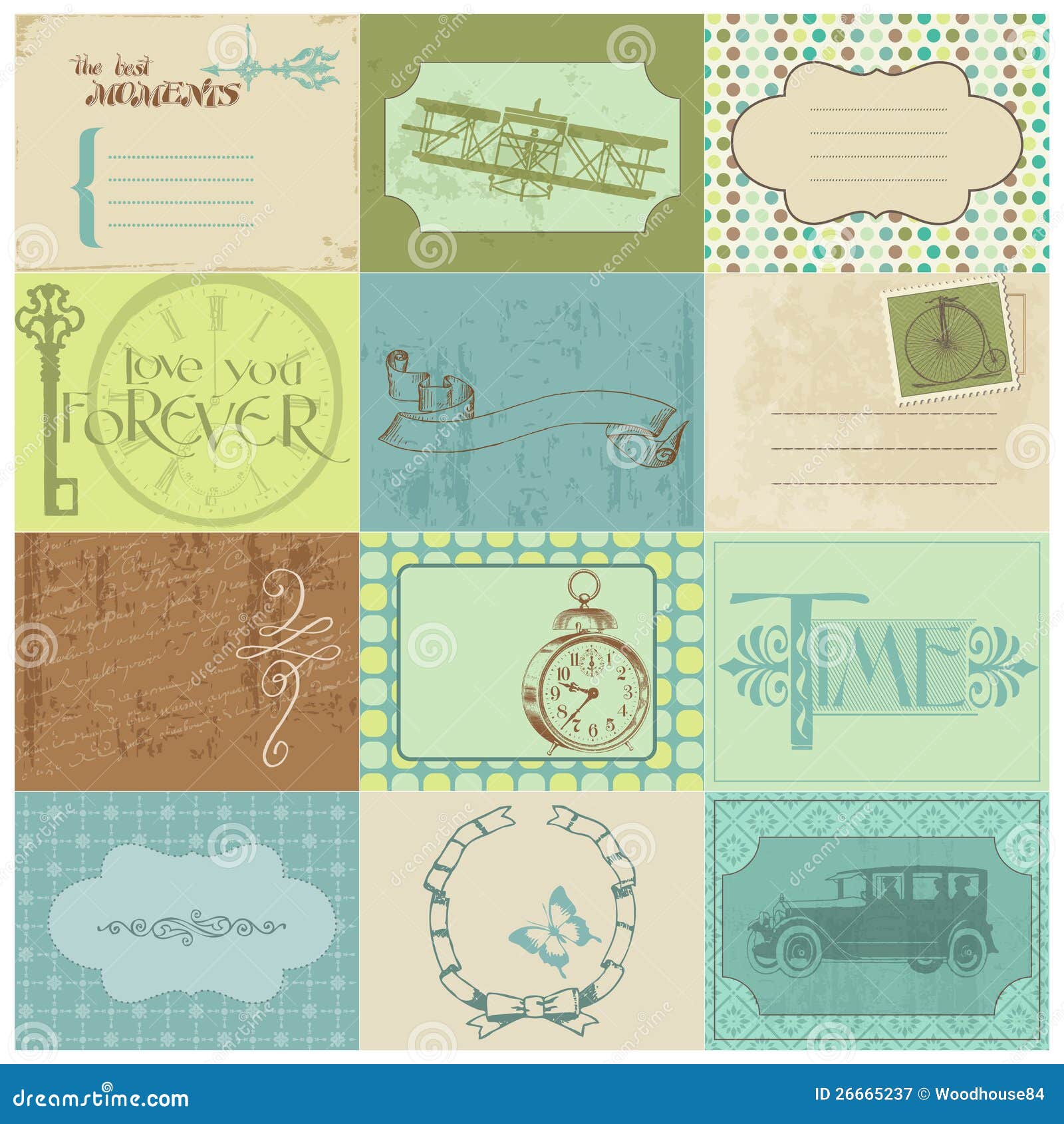 Scrapbook Tags Design