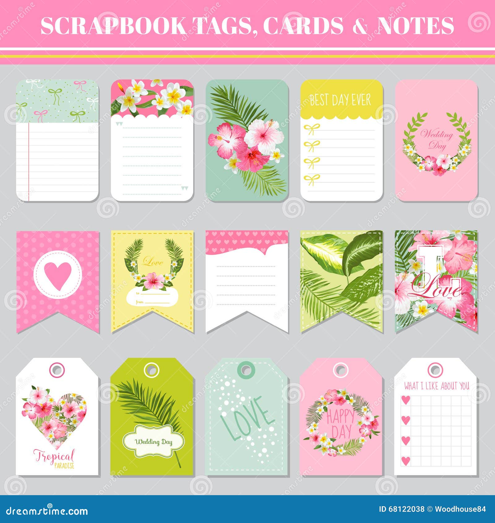 Printable Scrapbook Tags