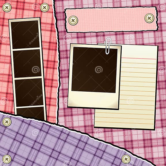 Scrapbook Template stock vector. Illustration of scrapbooking - 13847115