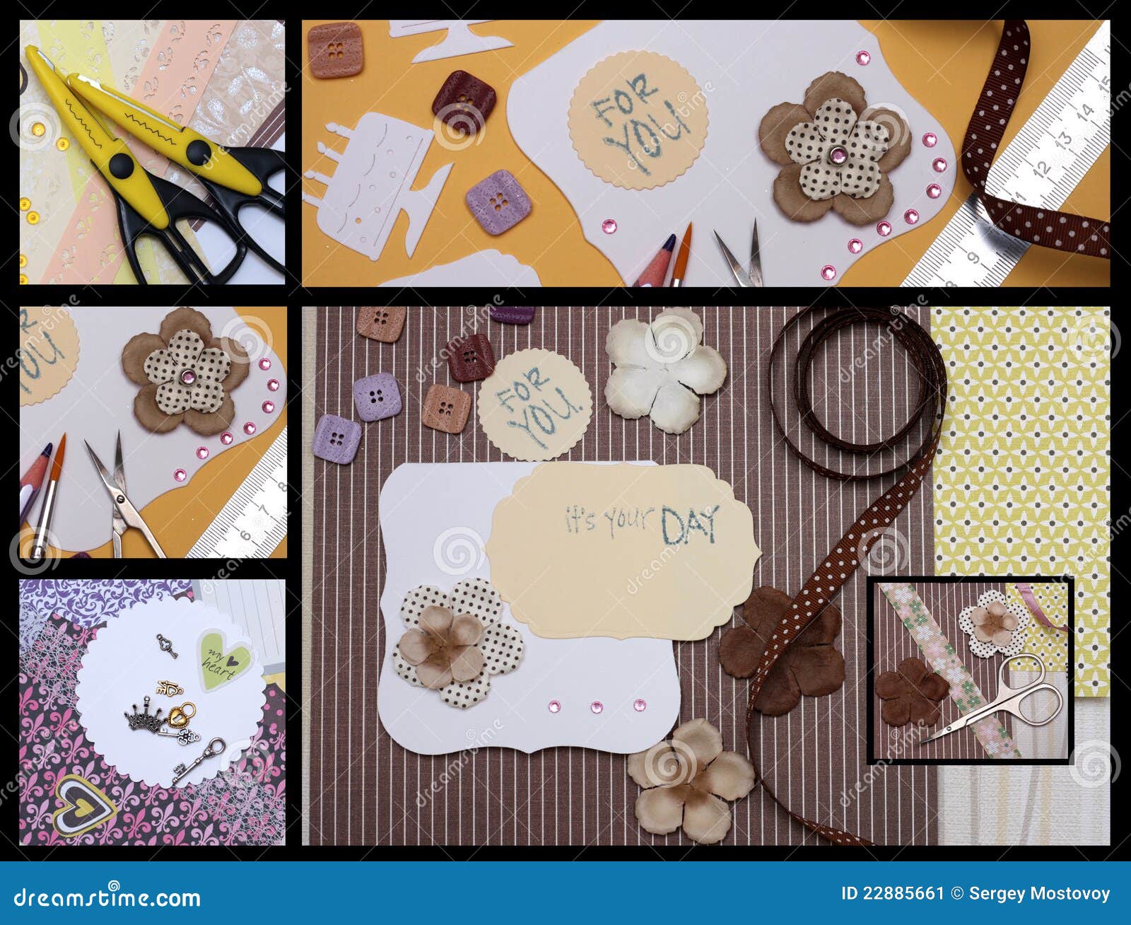 Scrapbooking stock illustration. Illustration of craftwork - 22885661